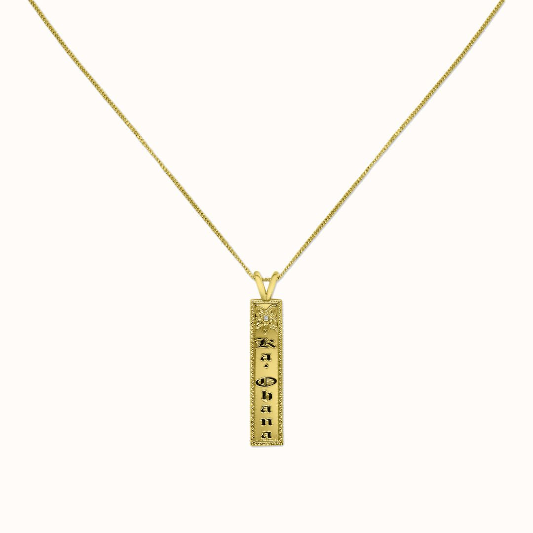 8mm Pu'uwai Heirloom Vertical Pendant – Ka Ohana Jewelry