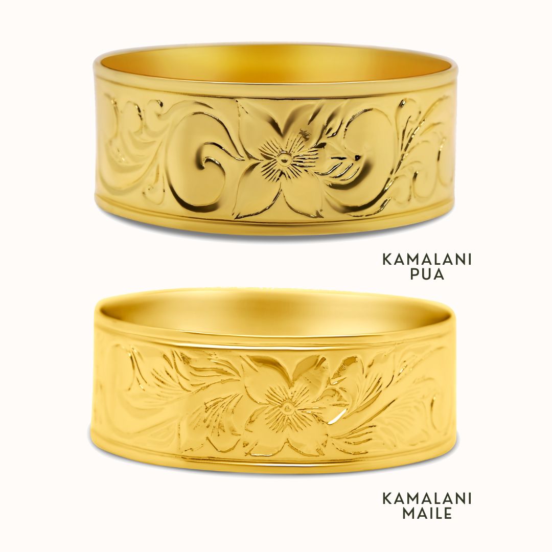25mm Kamalani Heirloom Personalized Bangle – Ka Ohana Jewelry