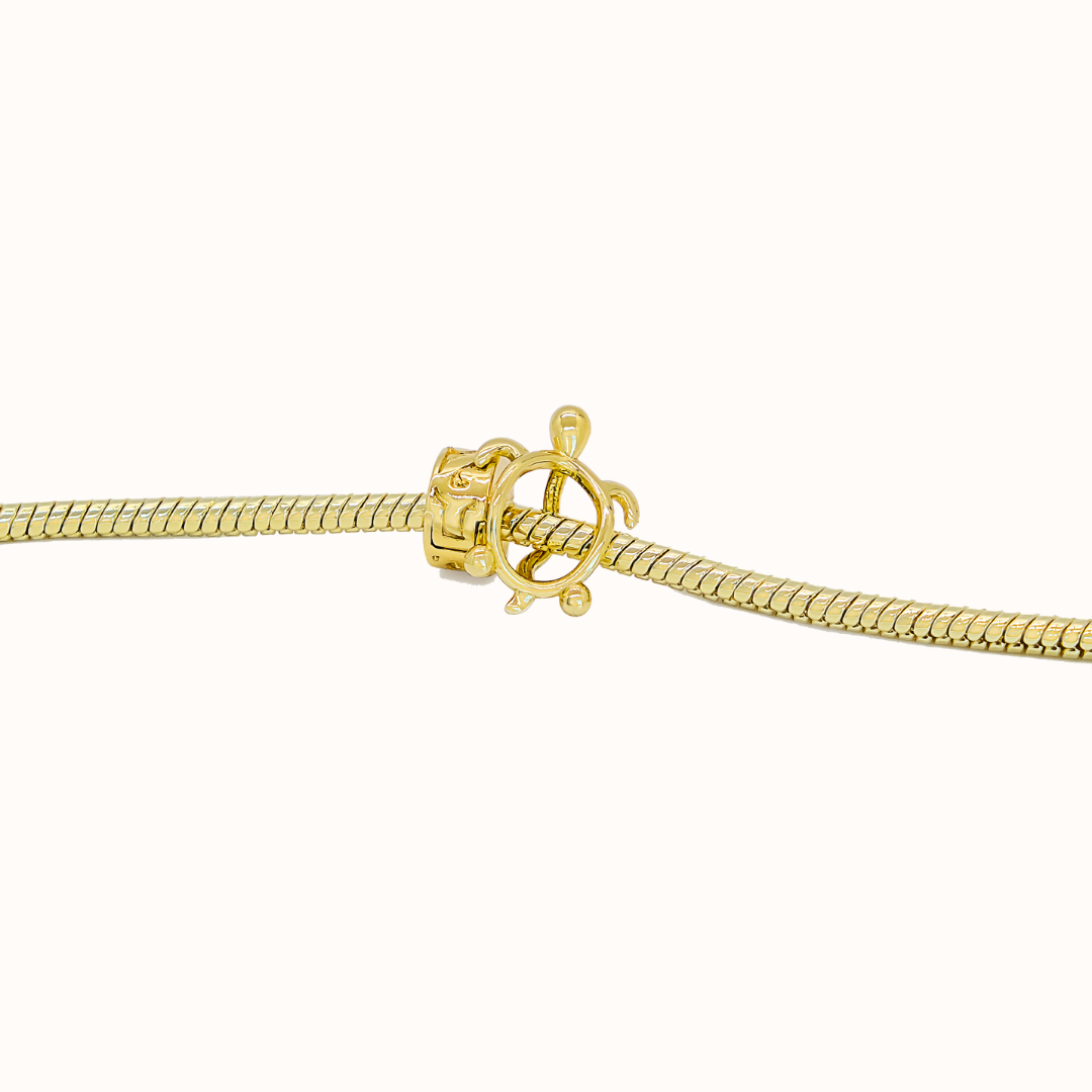 Honu (Sea Turtle) Outline Bead – Ka Ohana Jewelry